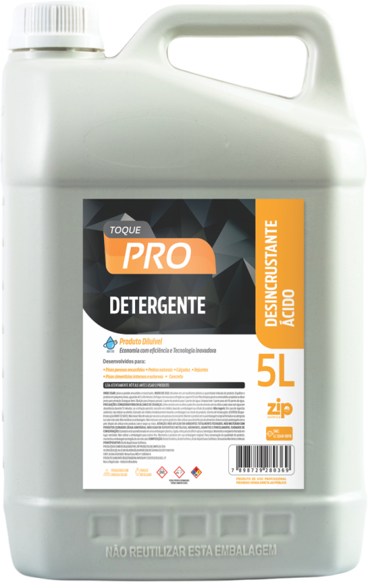 Detergente Desincrustante Ácido – Zip Química